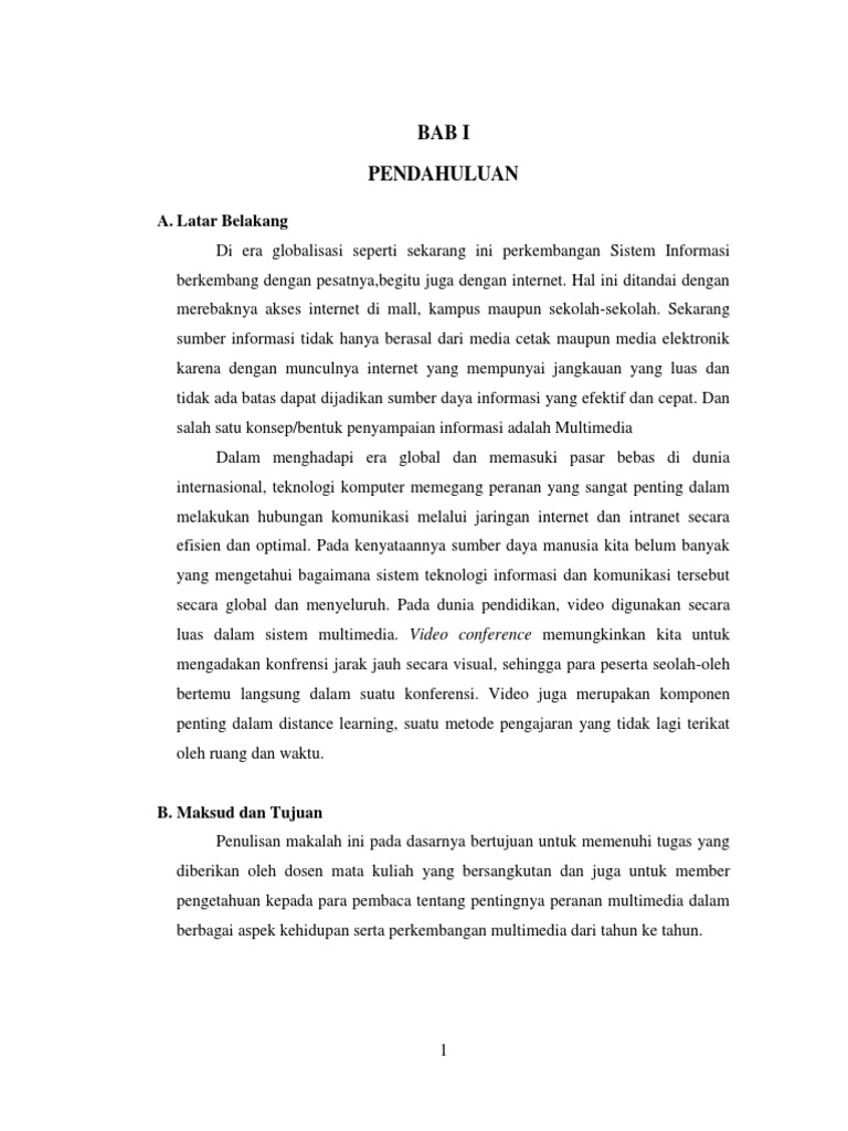 Perkembangan Multimedia dalam Pendidikan | PDF