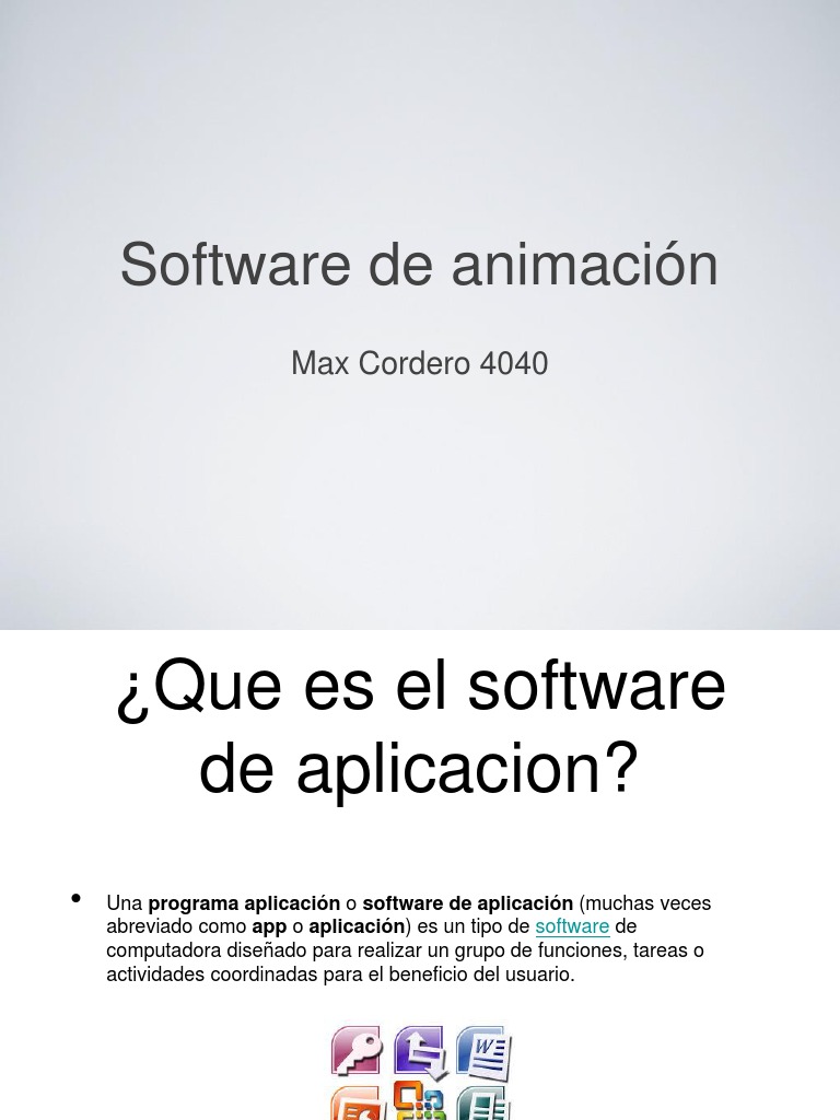 Software de Animacion | PDF | Programación de computadoras | Lenguaje ...