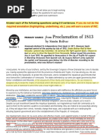 Argentine Independence Day Activities | PDF | South America | 2nd ...