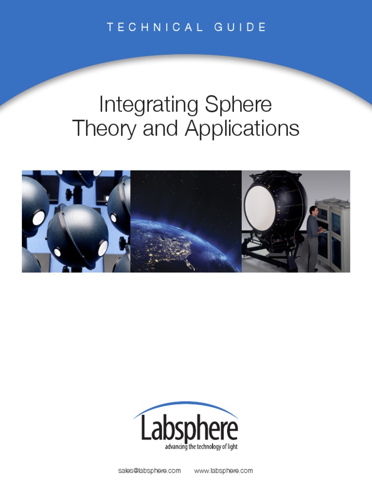 Integrating Sphere Theory Apps Tech Guide | PDF | Radiation | Waves