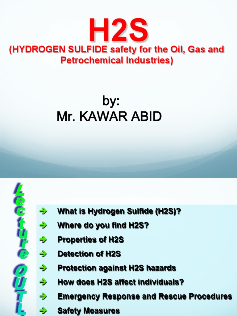 Hydrogen Sulfide (h2s) Gas Safety | PDF | Natural Gas | Petroleum