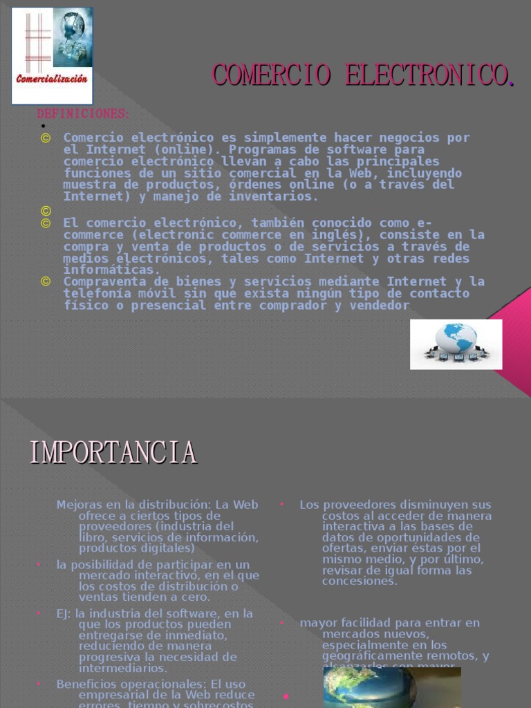 Fundamentos Del Comercio Electronico | PDF | Comercio electrónico ...