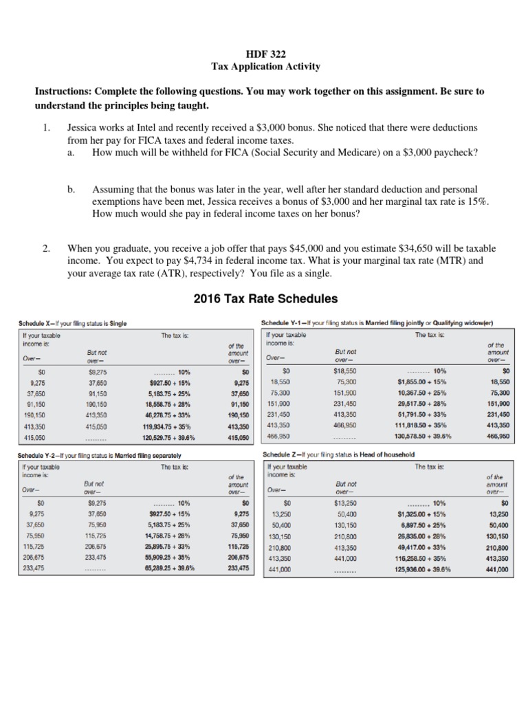 04 - Taxes (Practice) | PDF | Income Tax In The United States | Federal ...