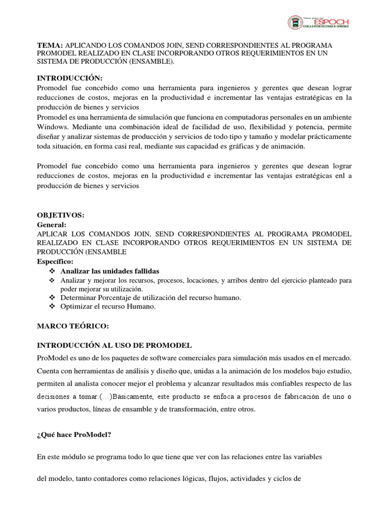 Pro Model | PDF | Simulación | Programa de computadora