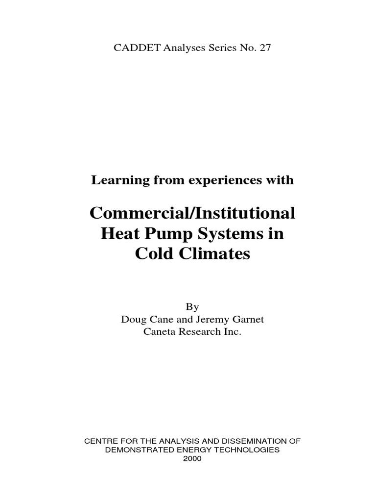 Geothermal Heat Pump Case Studies | PDF | Heat Pump | Hvac
