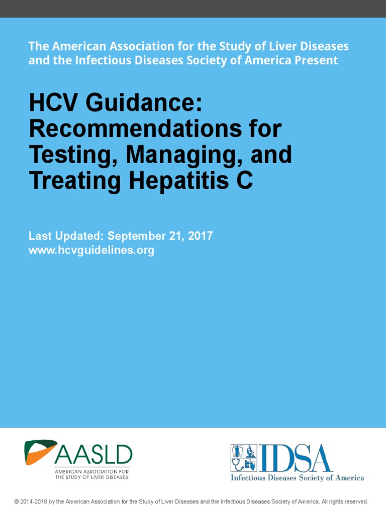 HCVGuidance September 21 2017 G | PDF | Hepatitis C | Hepatitis
