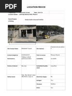 Location Recce Template PDF | PDF
