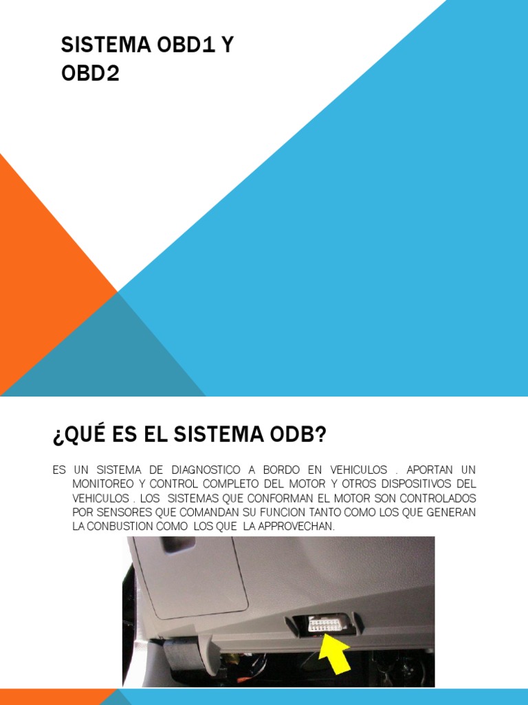 Sistema Obd1 y Obd2 | PDF | Acelerador | Vehículos