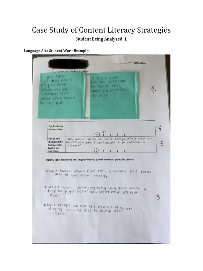 Case Study | PDF | Question | Reading Comprehension