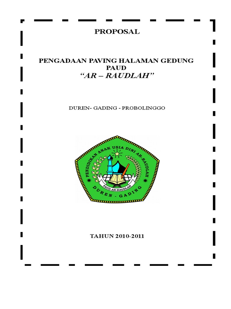 Proposal Paving | PDF