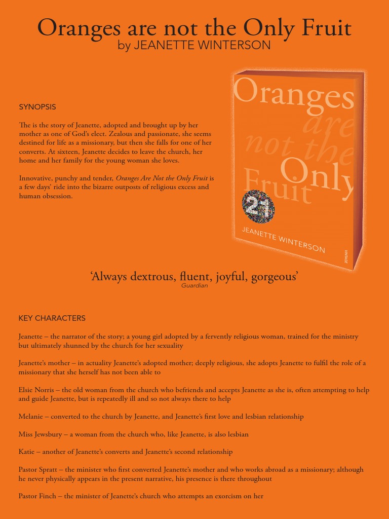 Oranges Are Not the Only Fruit Overview | PDF | Books