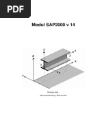 Modul Pengenalan Basic Software Sap 2000 (Shafa) | PDF