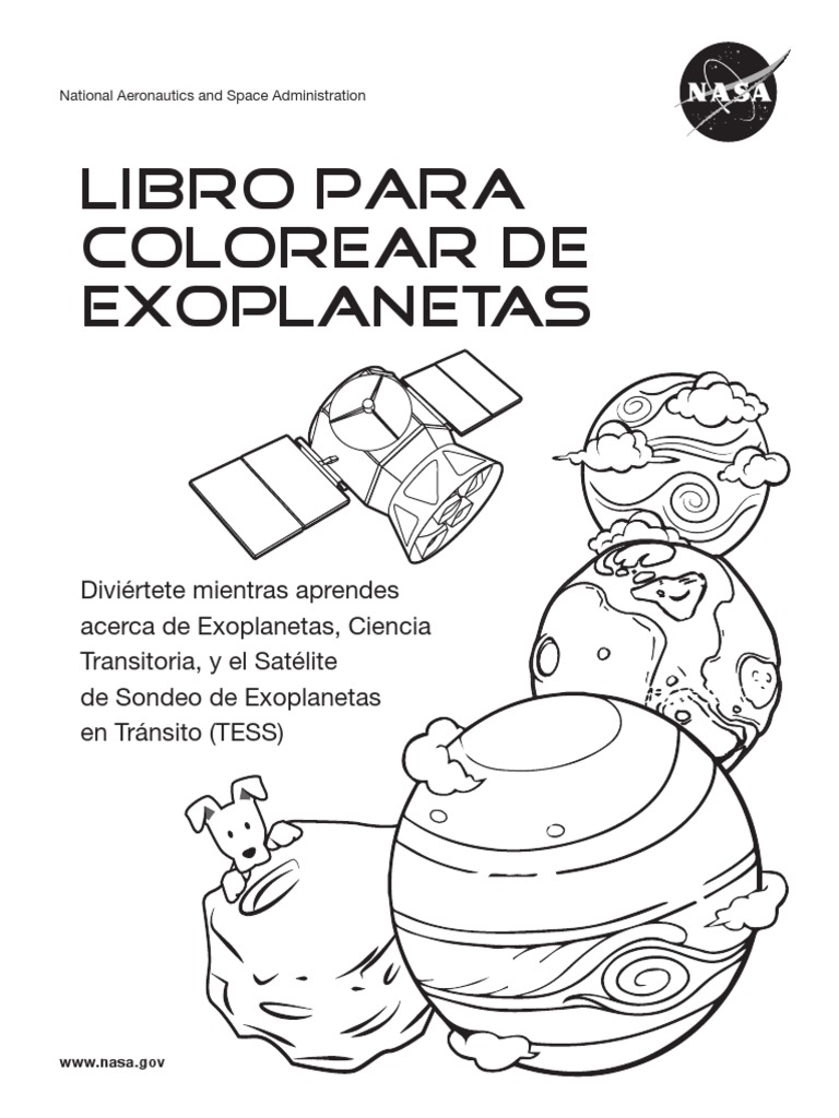 libro para colorear Exoplanets Spanish 01-17-2017 | Exoplaneta ...