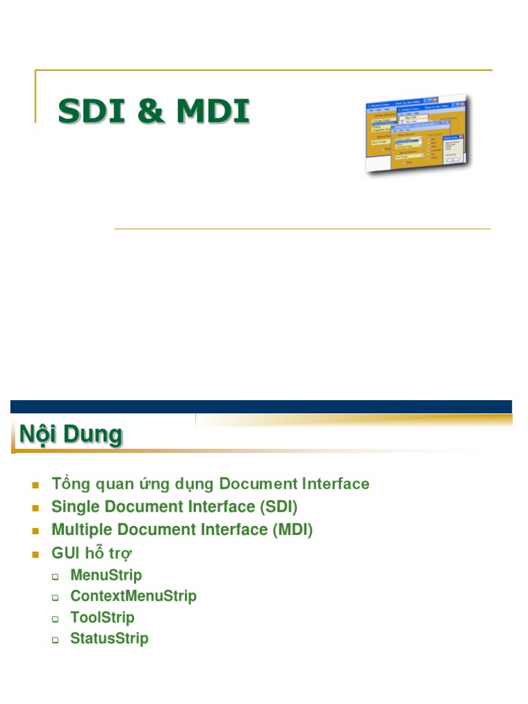 P7 - Sdi & Mdi - 7 | PDF