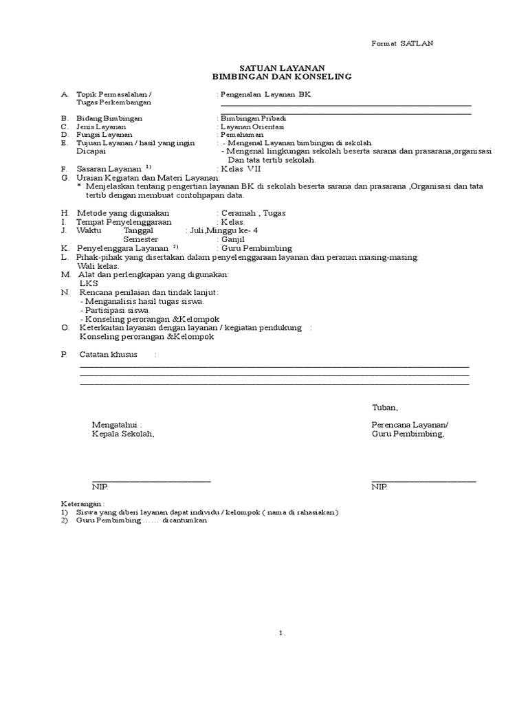 BK Satlan Satkung | PDF