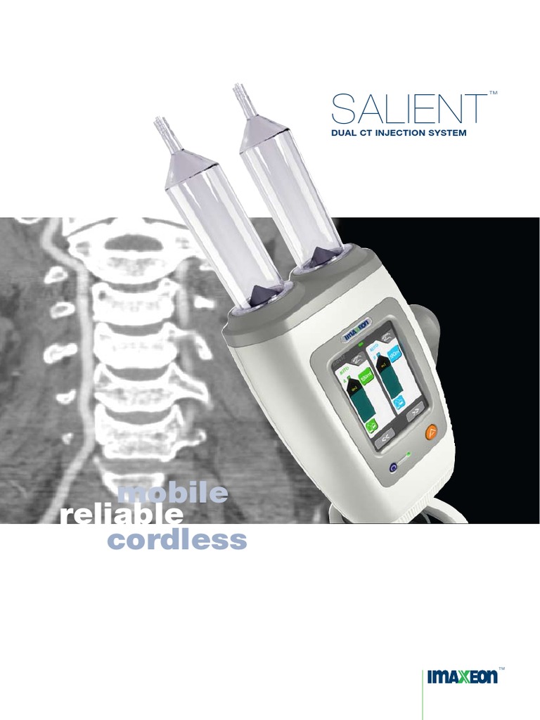 Imaxeon-Salient D Brochure New | PDF | Syringe | Battery (Electricity)