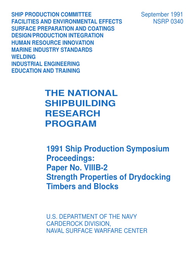 Society of Naval Architect and Marine Engineers | PDF | Lumber | Wood