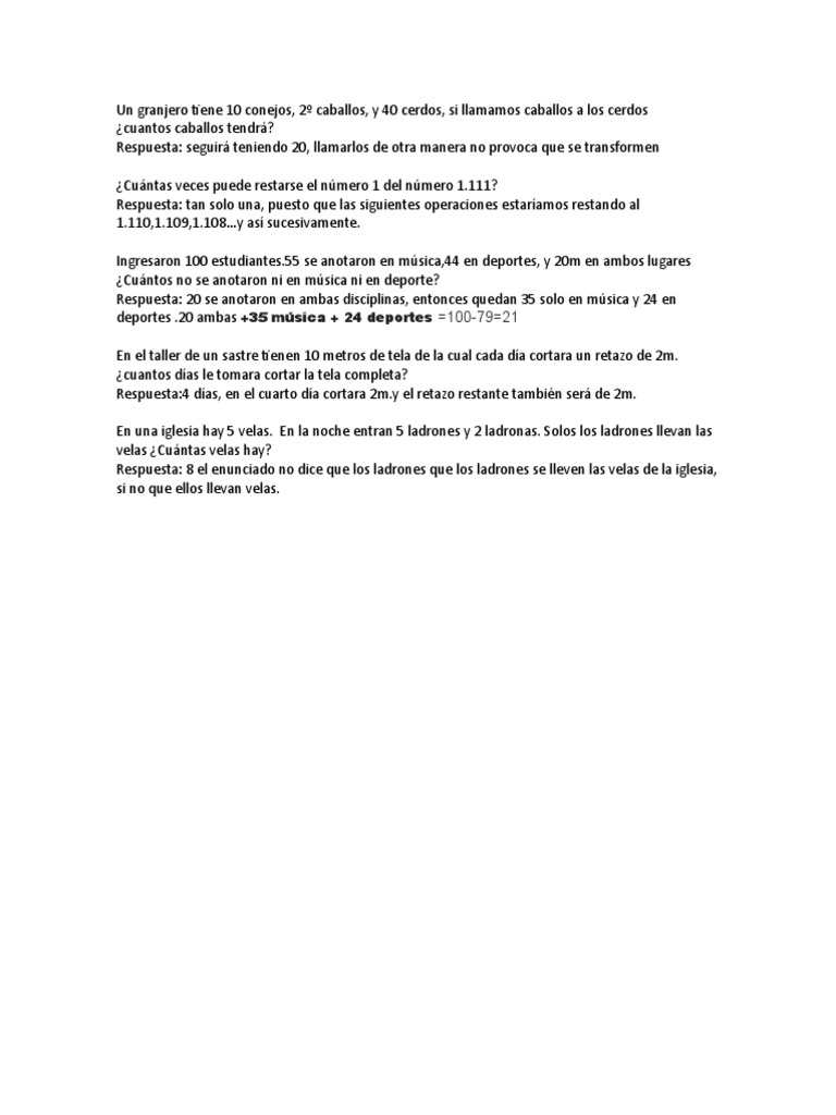 Un Granjero Tiene 10 Conejos | PDF | Arte