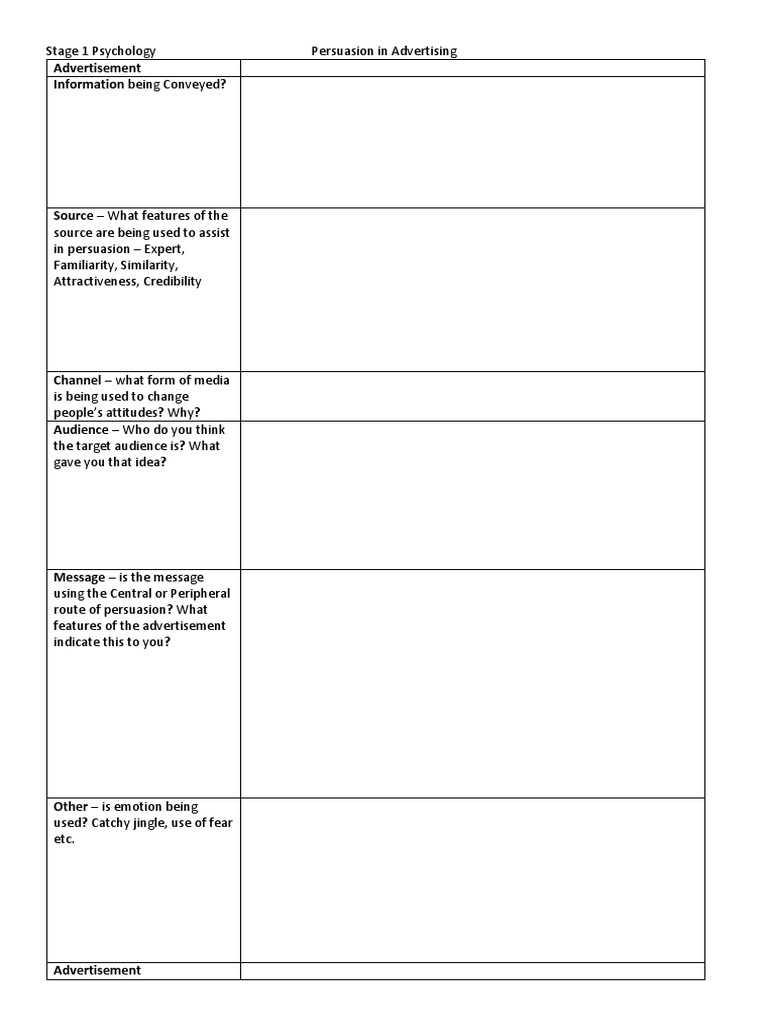 Advertisement Analysis | PDF