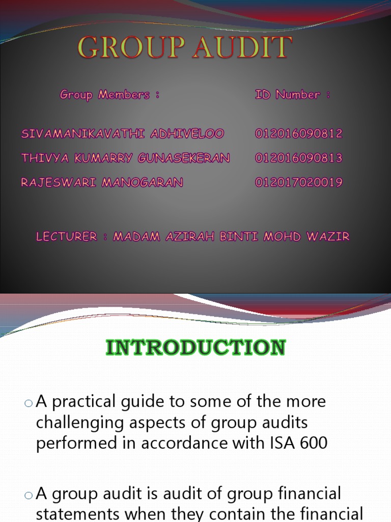 Group Audit: A Practical Guide | PDF | Financial Audit | Audit