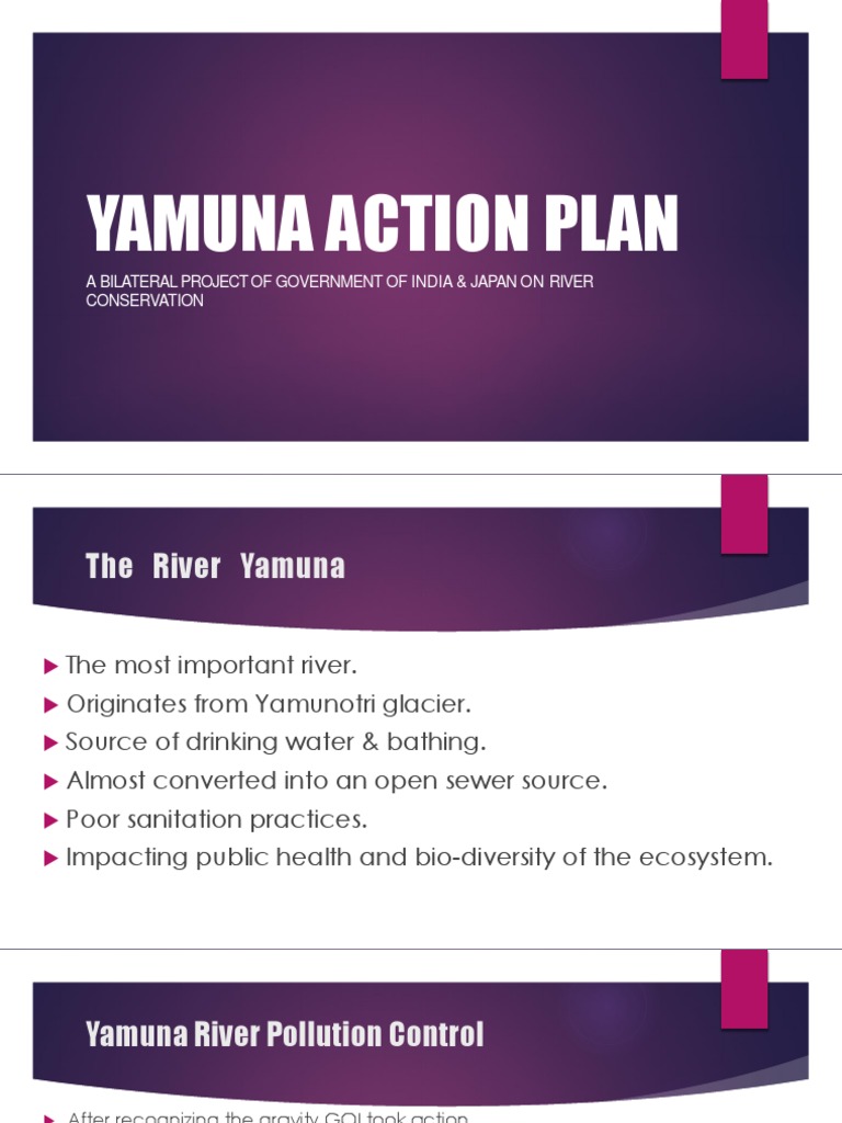 Yamuna Action Plan: A Bilateral Project of Government of India & Japan ...