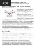 Comprehensive Guide to Drone Technology | PDF | Unmanned Aerial Vehicle | Aerial Photography
