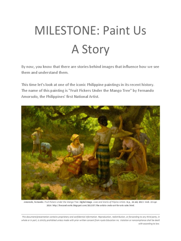 MILESTONE - Visual Art | PDF | Paintings | Communication