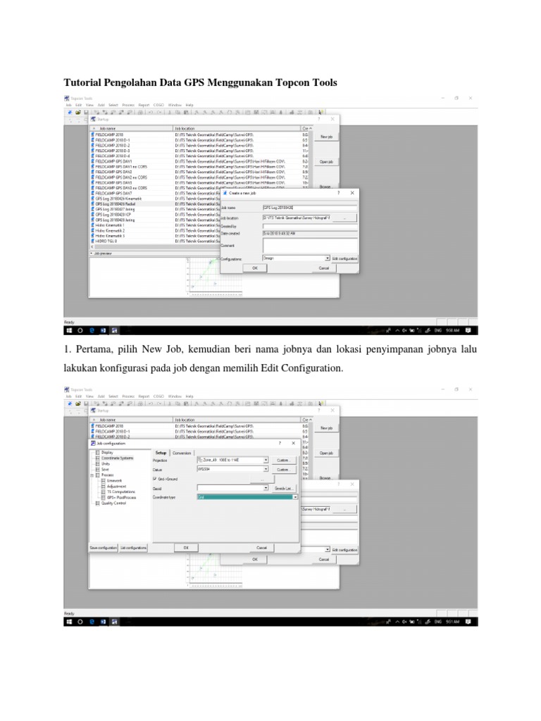 Tutorial Topcon Tools | PDF