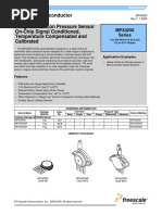 Motorola MPX5010DPIntegrated Pressure Sensor Datasheet | PDF | Sensor ...