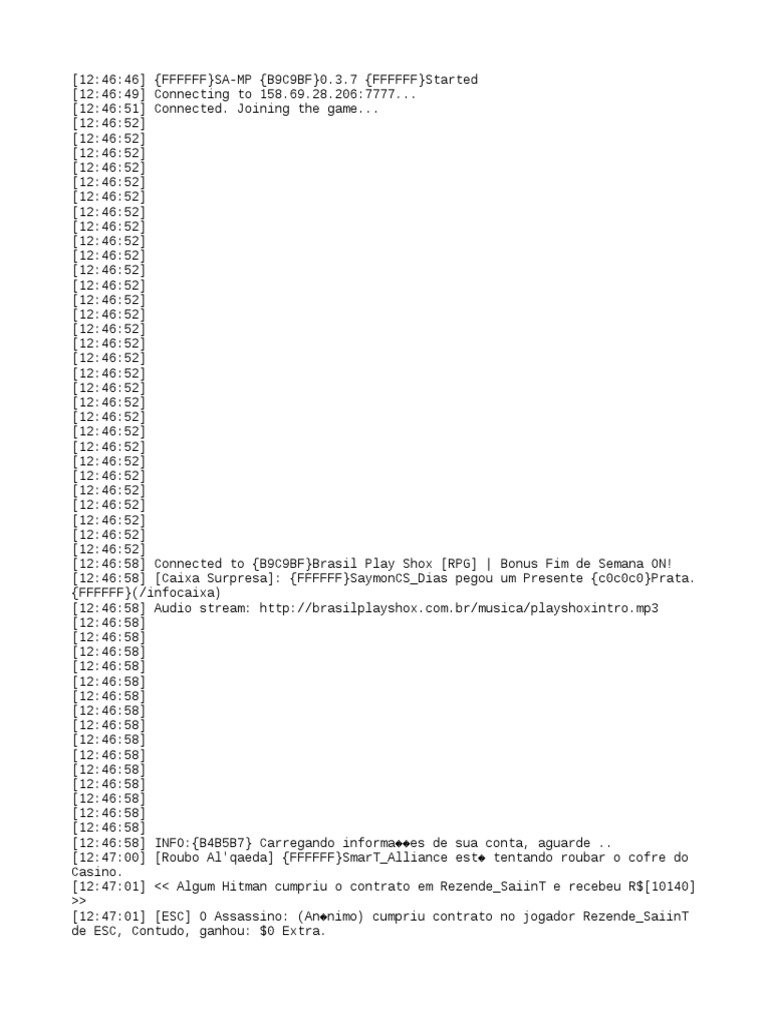 Chat Log SAMP | PDF | Business