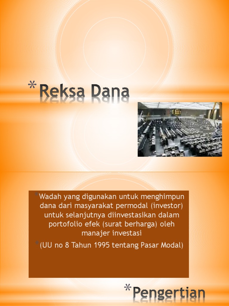 Pasar Modal Reksa Dana | PDF