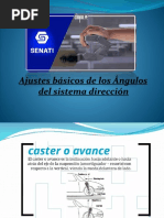 Camber, Caster y Convergencia Automotriz | PDF | Direccion | Neumático