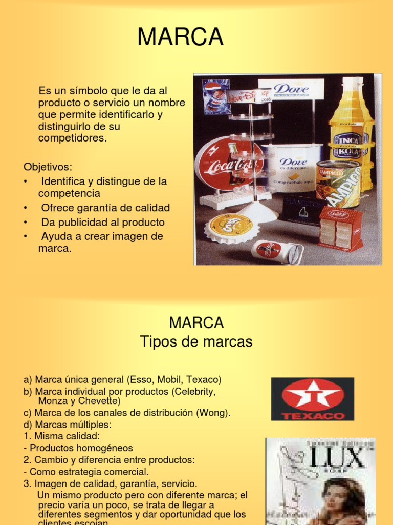 Tipos y Estrategias de Marca en Productos | PDF | Calidad (comercial ...