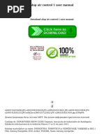 Almig Air Control P Service Manual | PDF | Window (Computing) | Menu (Computing)