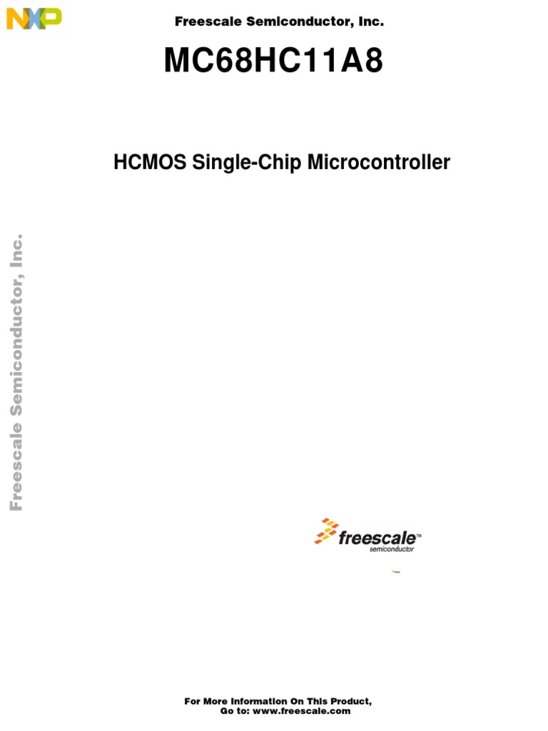MC68HC11A8: HCMOS Single-Chip Microcontroller | Download Free PDF | Analog To Digital Converter ...
