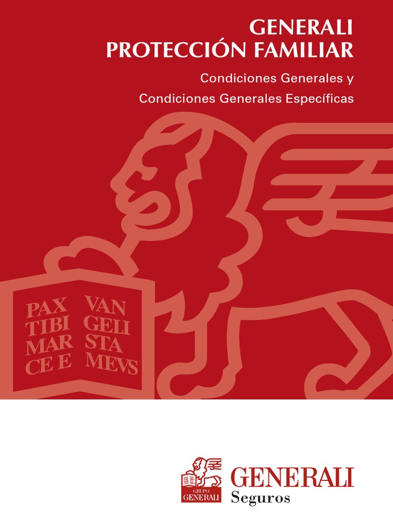 Condicionado General Generali | PDF | Póliza de seguros | Seguro
