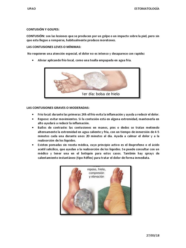 Contusión y Golpes | Herida | Quemar | Prueba gratuita de 30 días | Scribd
