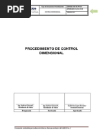 Registro de Control Dimensional | PDF