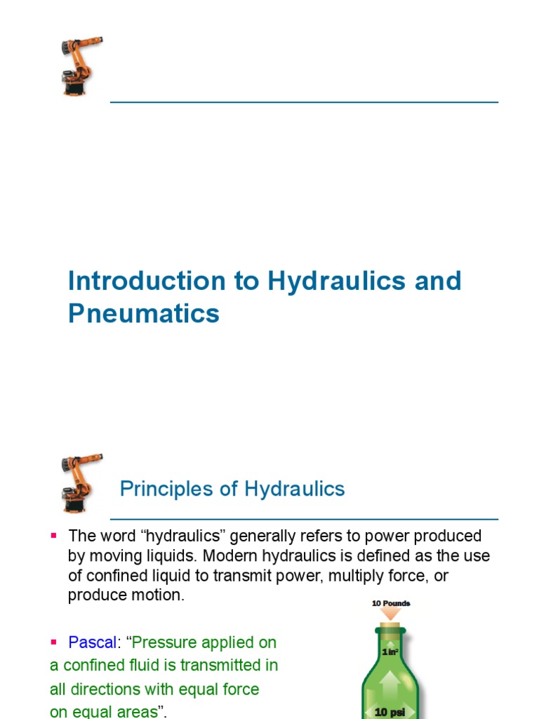 Introduction To Hydraulics and Pneumatics PDF | PDF | Valve | Hydraulics