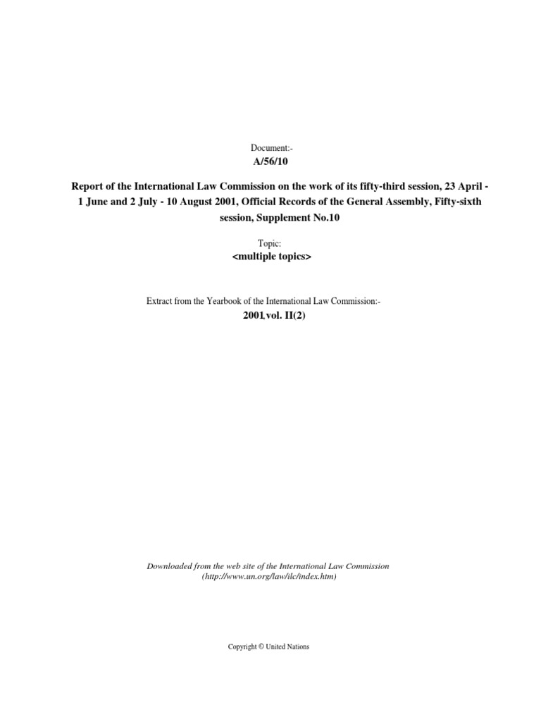 Cid A 56 10 | PDF | Restitution | Treaty