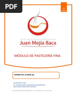 Cronograma Gastronomico Pasteleria Prod Tortas | PDF | Tarta de queso | Tortita