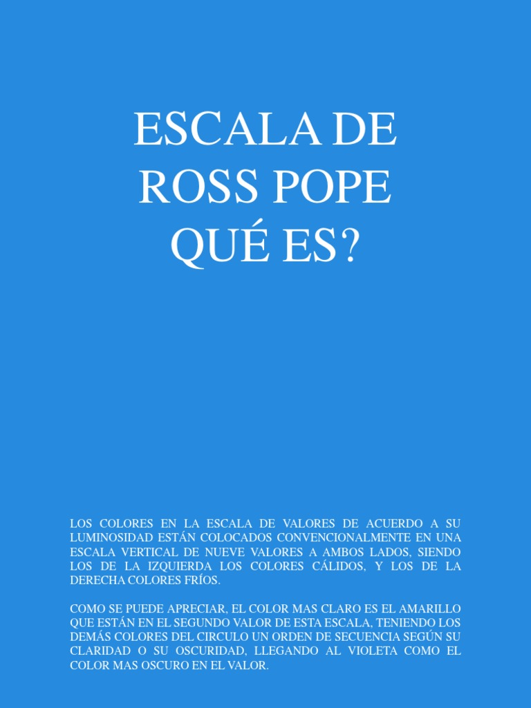 Escala Ross | PDF