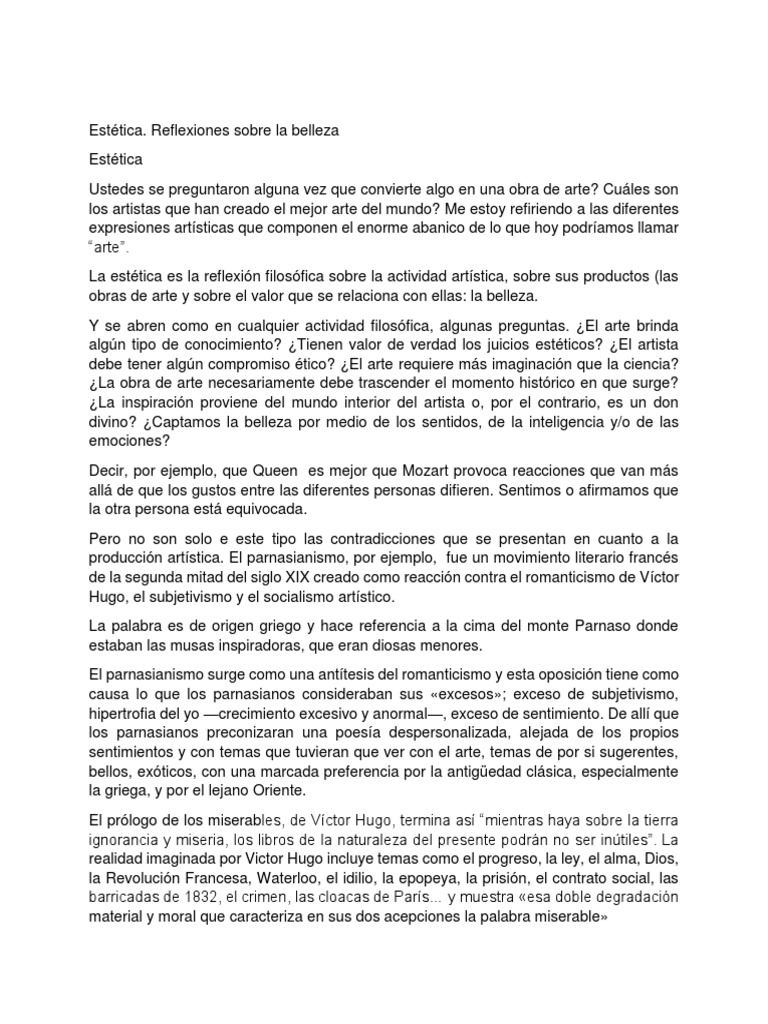 Estética Preguntas Sobre La Belleza | Estética | Belleza
