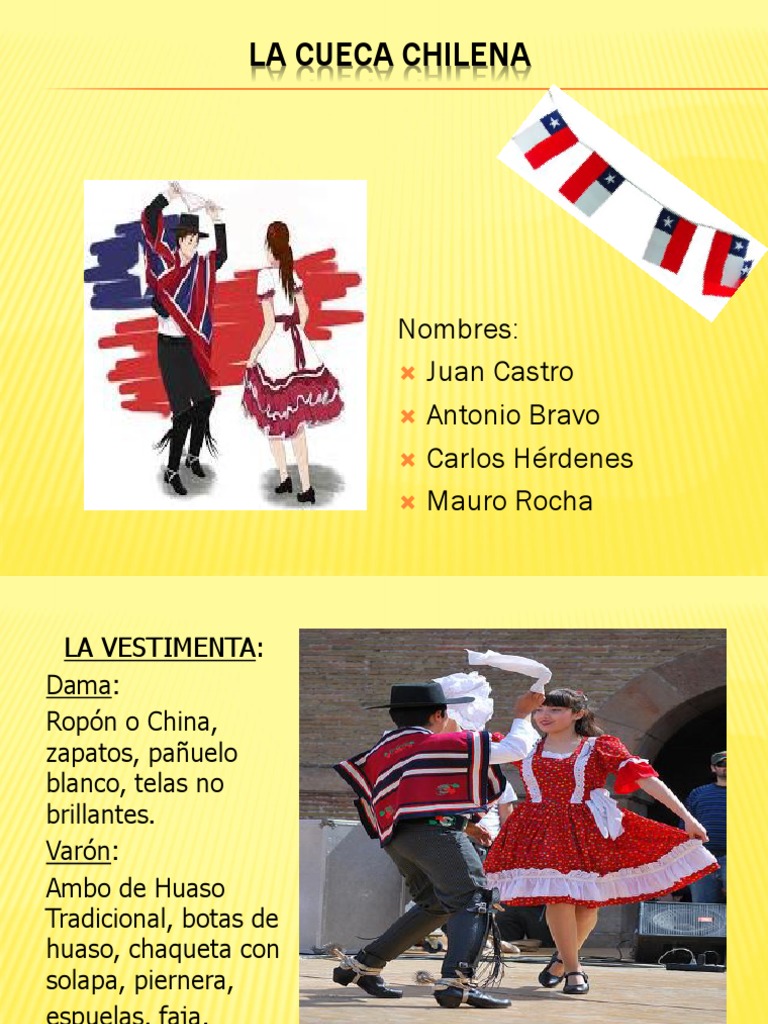 Vestimenta de la Cueca Chilena | PDF | Religión y espiritualidad