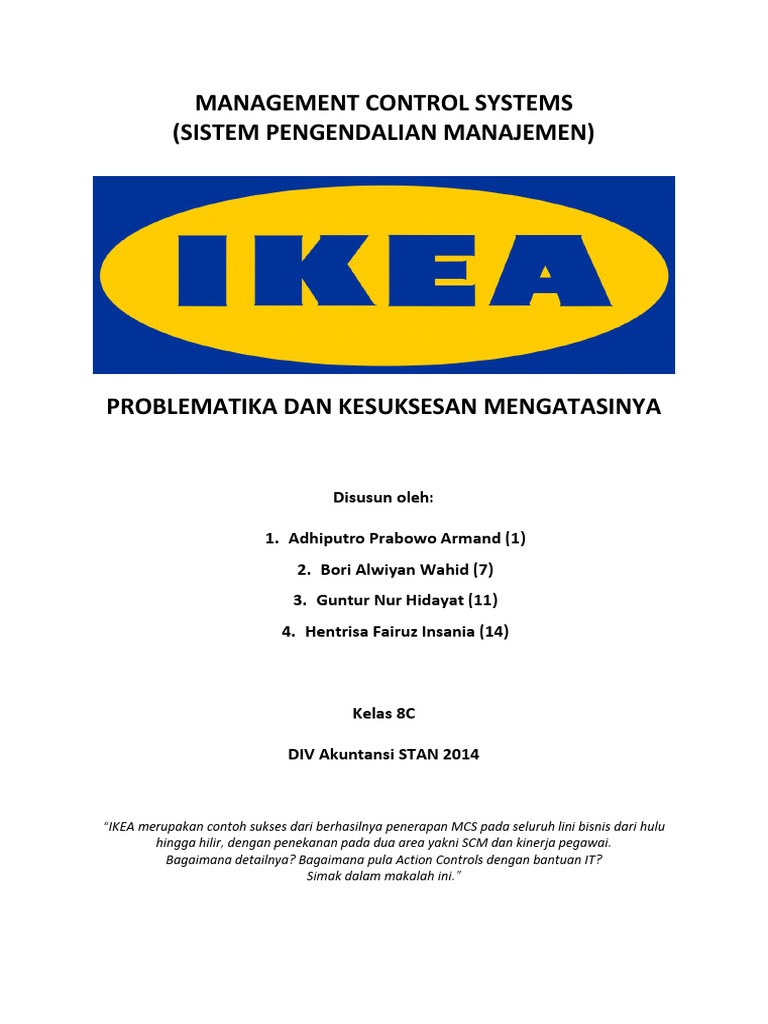 Mcs Ikea - Final | PDF