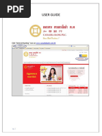 CAF Bank Online User Guide | PDF | Payments | Cash