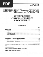 9line Uxo Ied | PDF | Improvised Explosive Device | Projectile Weapons