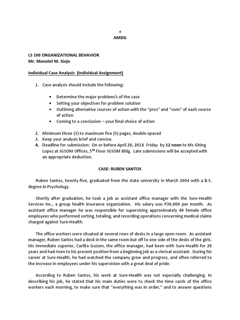 Ruben Santos | Download Free PDF | Behavioural Sciences | Psychology