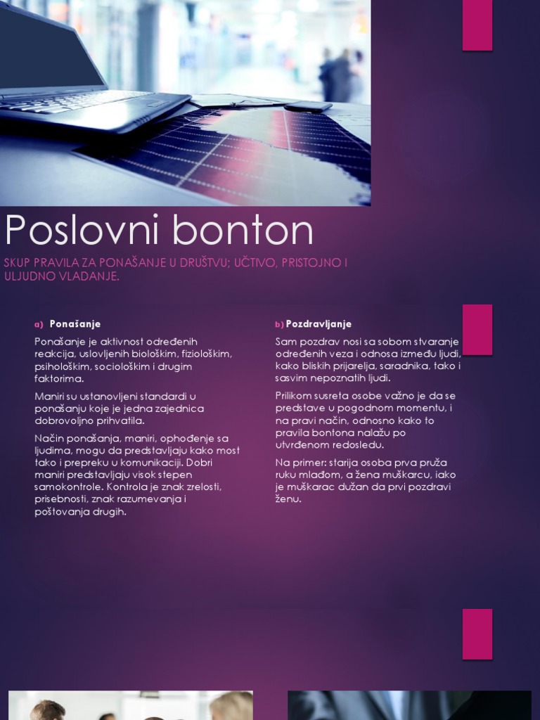 Poslovni Bonton | PDF