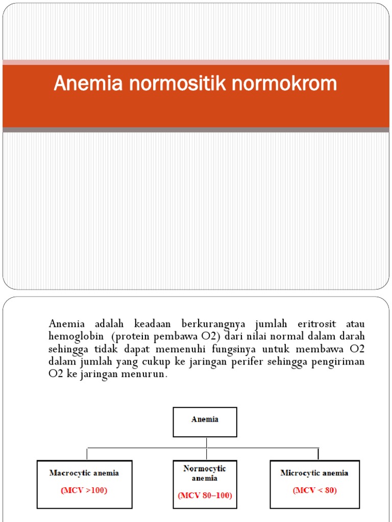 PENGAYAAN - Anemia Normositik Normokrom | PDF